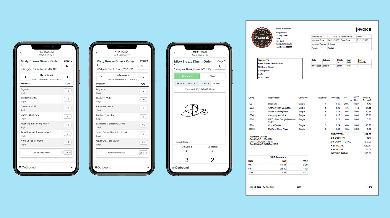 New! Mobile invoicing improves deliveries and is perfect for C.O.D ...