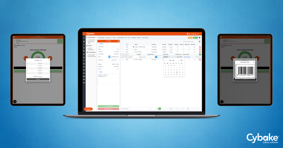 Cybake announces new lot tracking, traceability and manufacturing ...